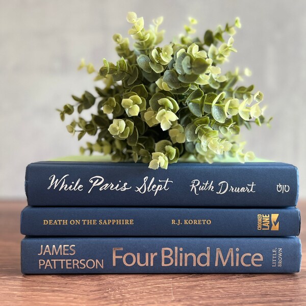 Navy Blue Book - Etsy