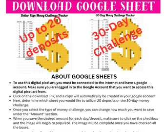 Digital Money Savings Challenge Vacation - Etsy