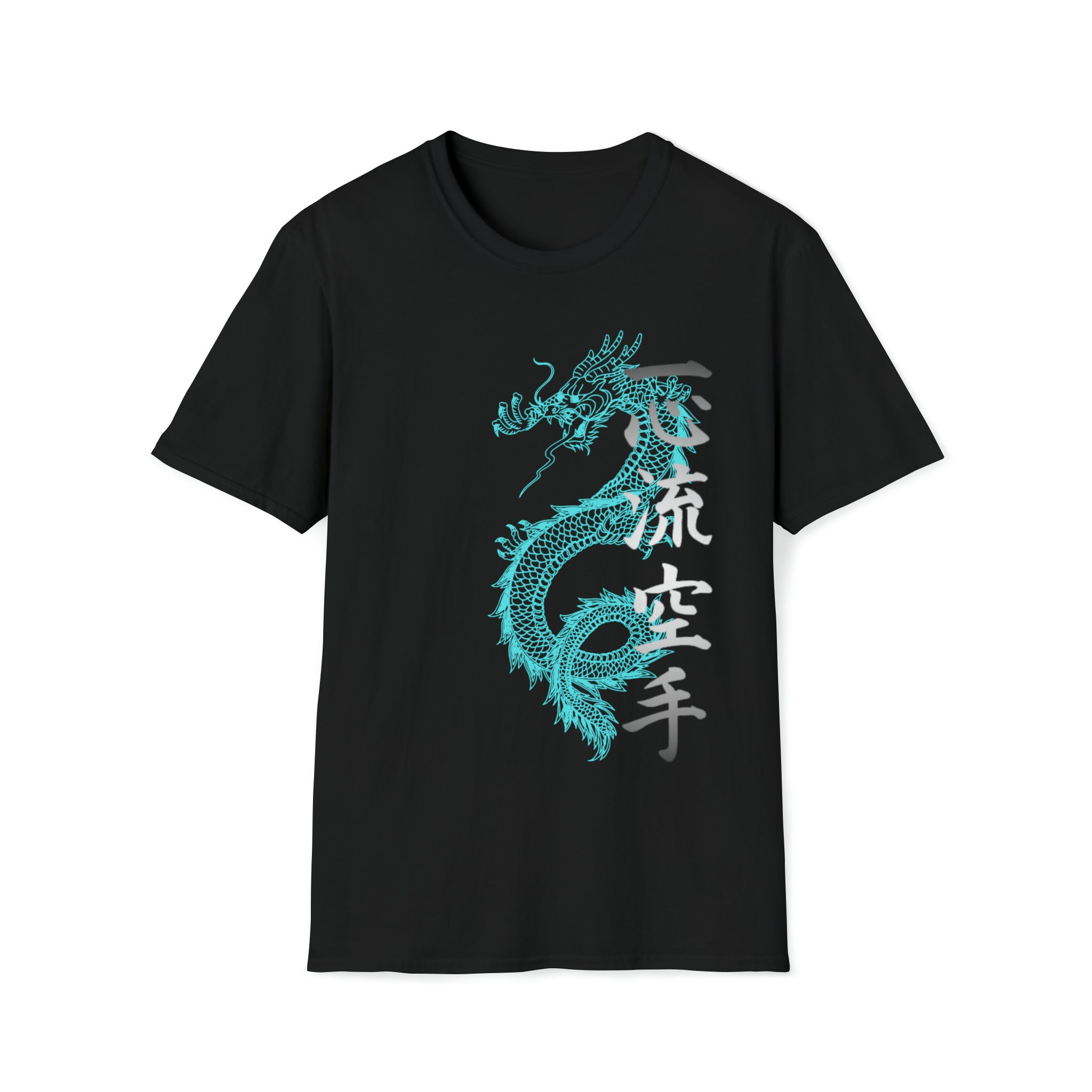 Isshinryu Karate Light Blue Dragon Softstyle T-shirt - Etsy