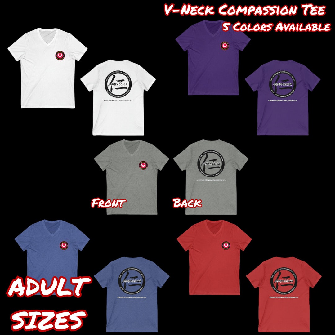 Bennati's Compassion V-neck Tee - Etsy