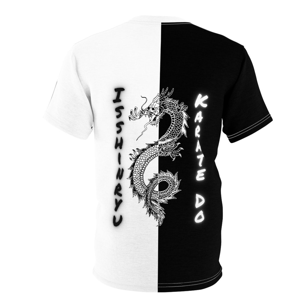 Isshinryu Karate Yin Yang Dragon Color Block Tee - Etsy