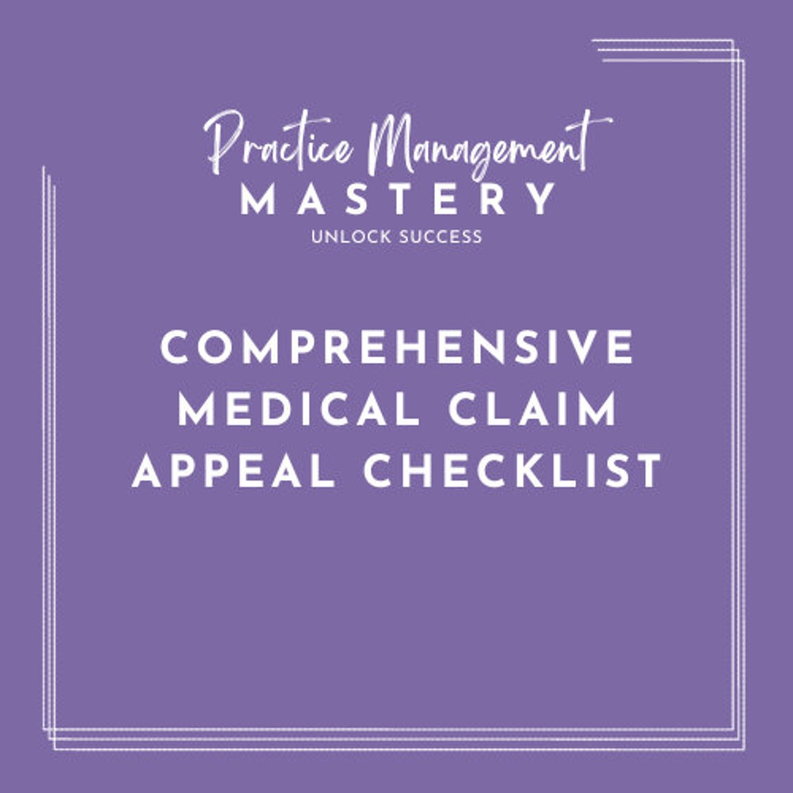 Comprehensive Medical Claim Appeal Checklist Digital Download - Etsy