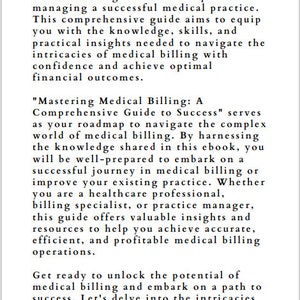Mastering Medical Billing- Equips Readers With the Knowledge and Tools ...