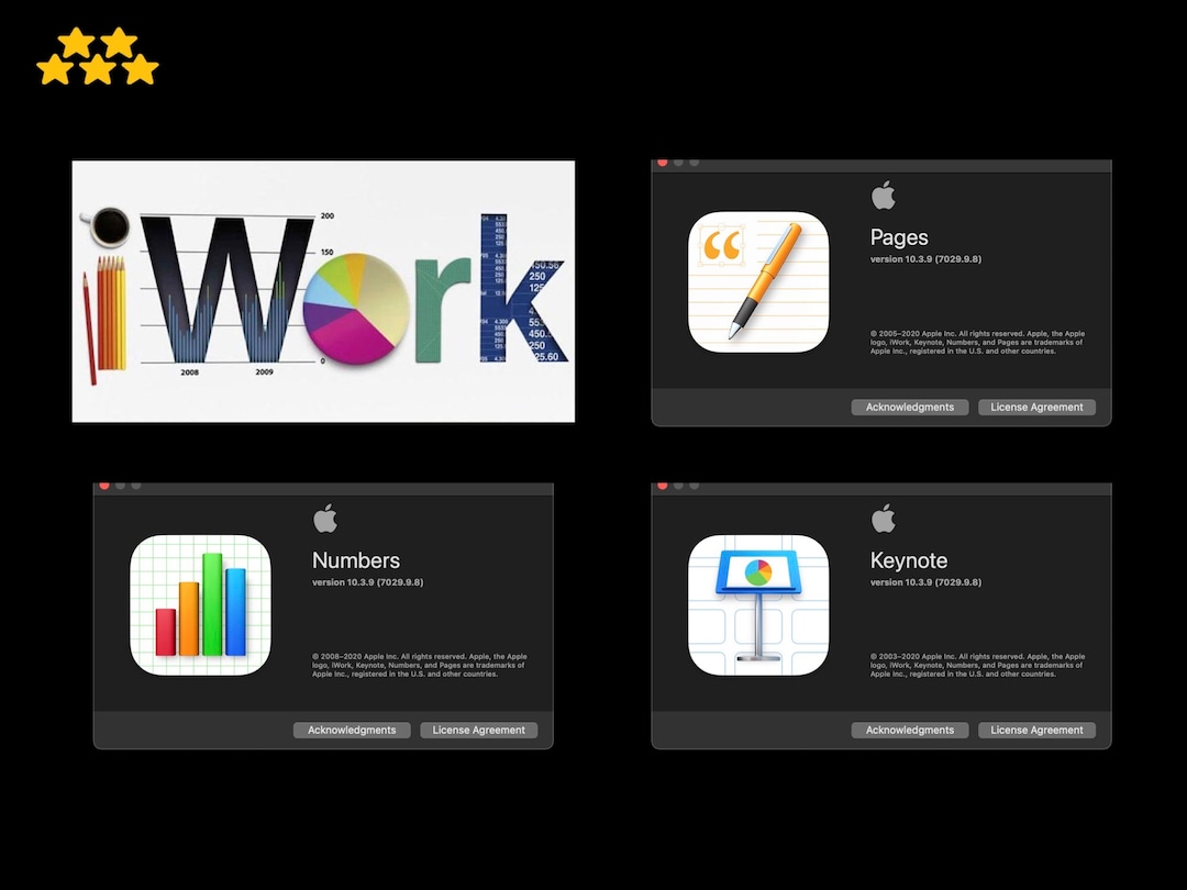 Iwork 2020 Suite (pages, Numbers and Keynote) Full Installer - Etsy