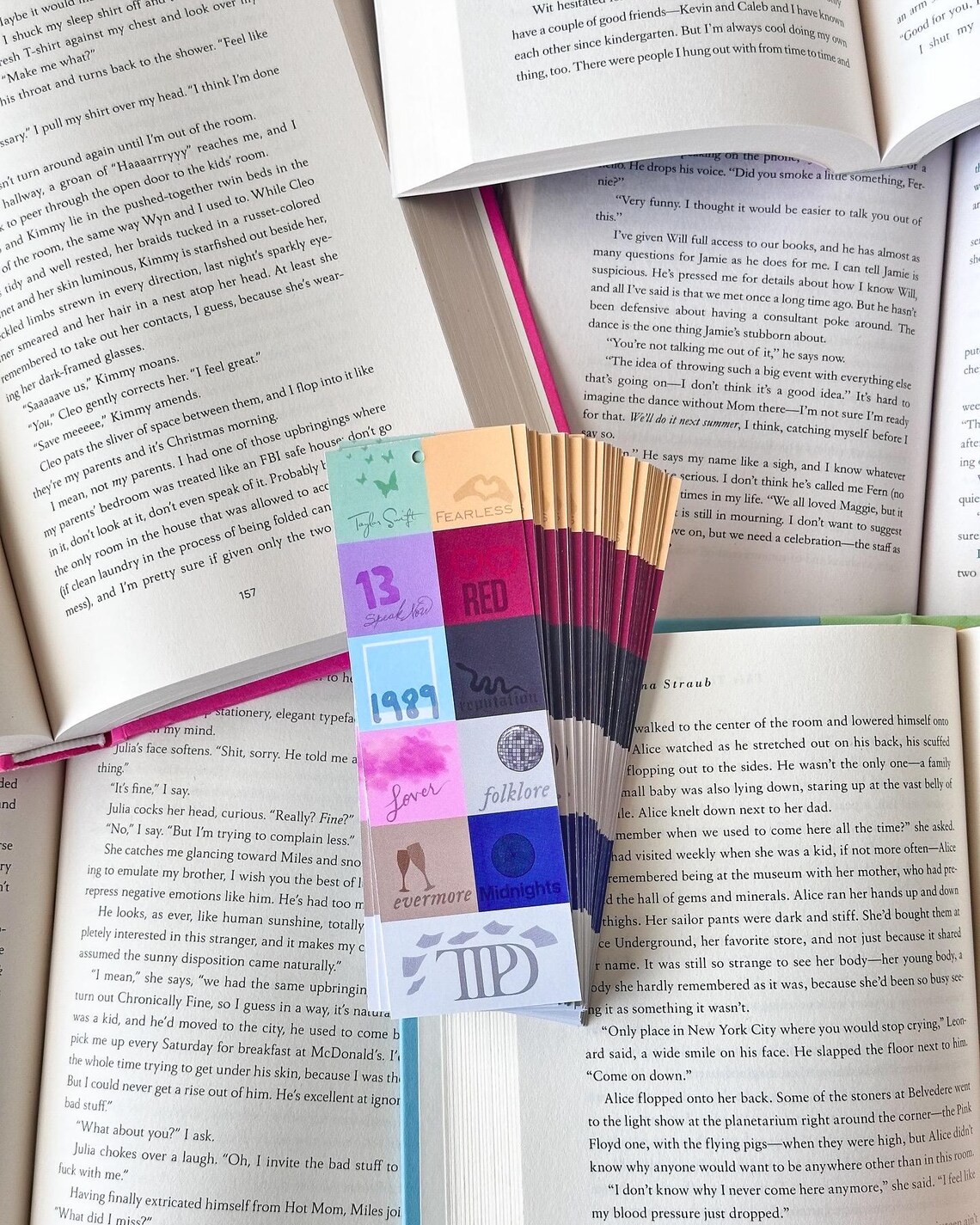 Eras Tour Inspired Bookmark - Etsy