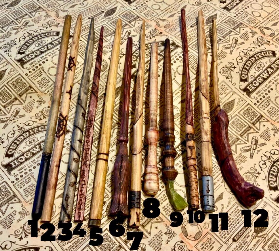 Custom Wizarding Wands Pick From 12 Different Designs by Romanswandshop ...