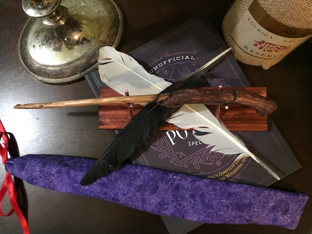 Hand Carved Fully Wooden Wizard Wand Polished and Stained by Roman's ...