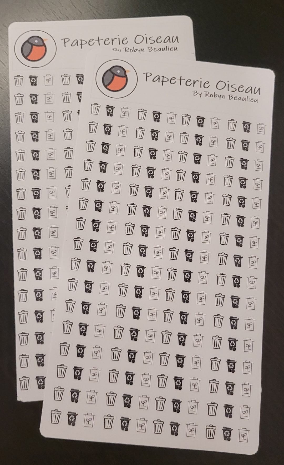 Trash, Recycling & Compost Days - Sticker Sheet - Etsy