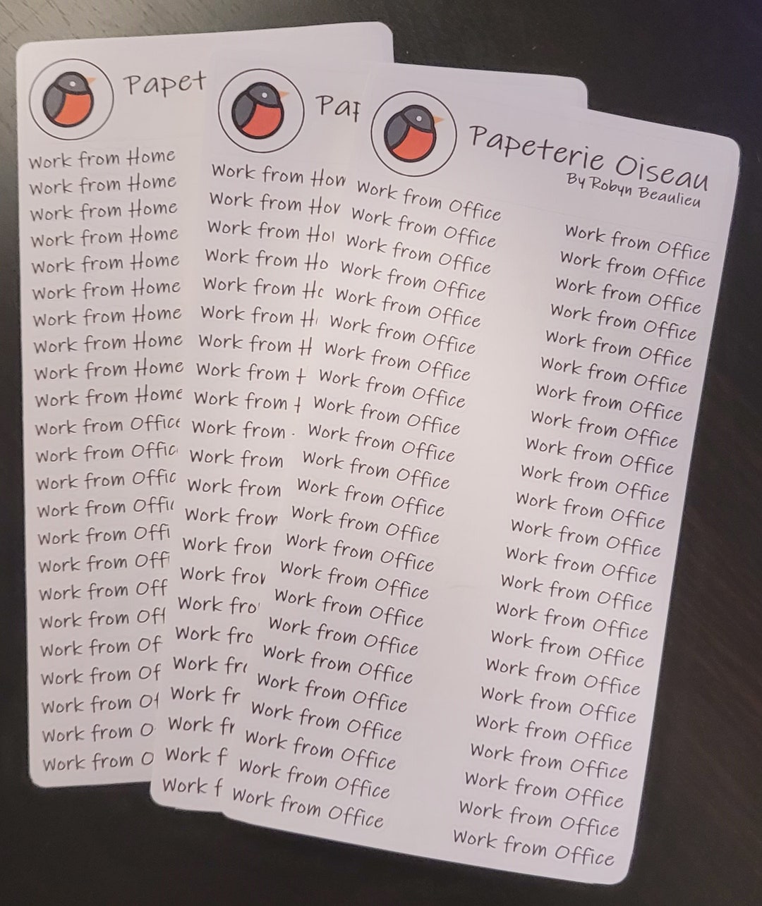 Working From Home/office - Sticker Sheet - Etsy