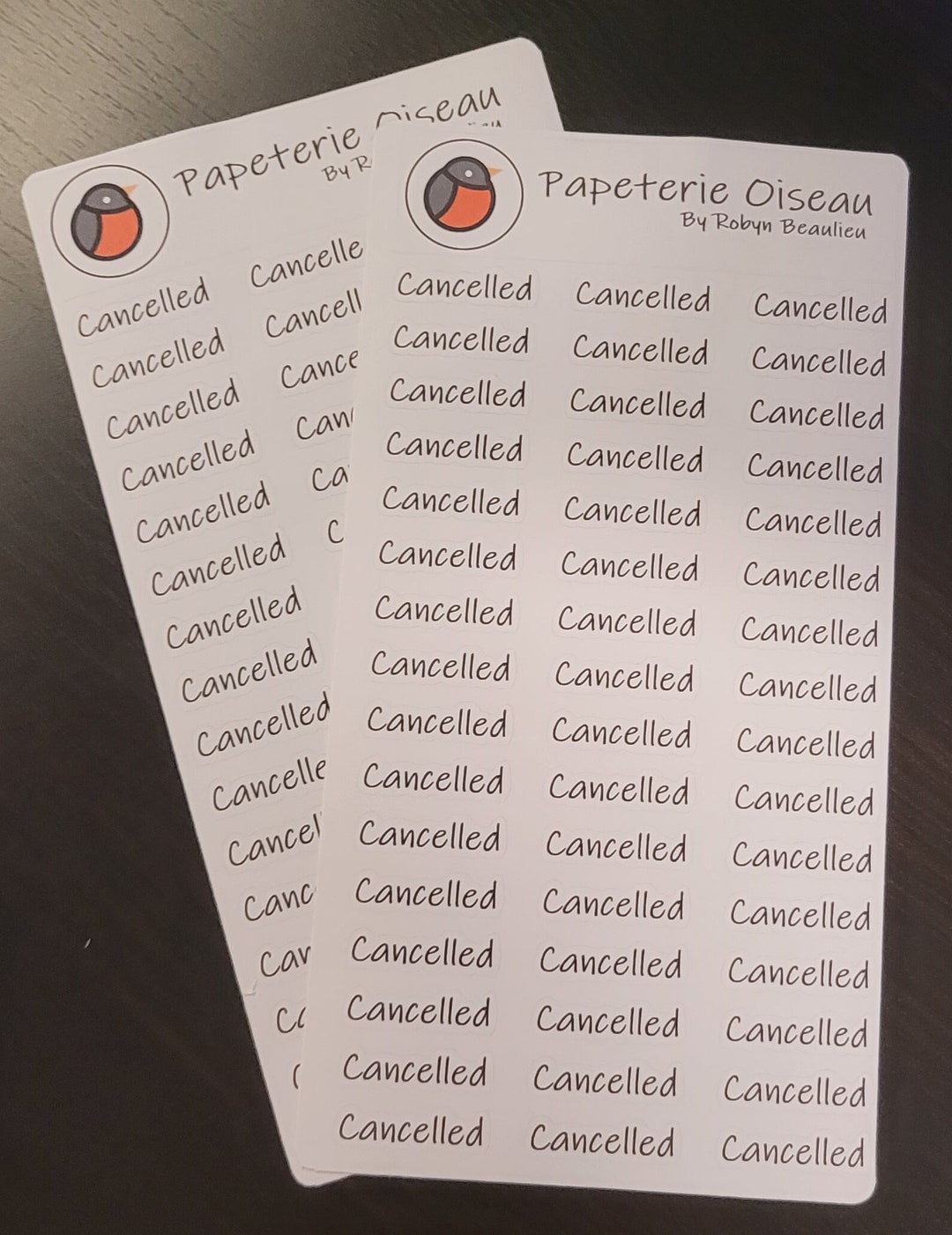 Cancelled - Sticker Sheet - Etsy