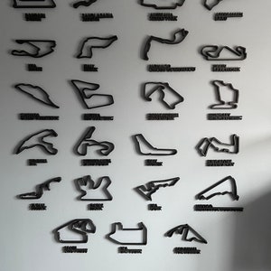 Marina Bay - Singapur - F1 2026 Grandprix Rennbahn 3D Wandkunst mit ...