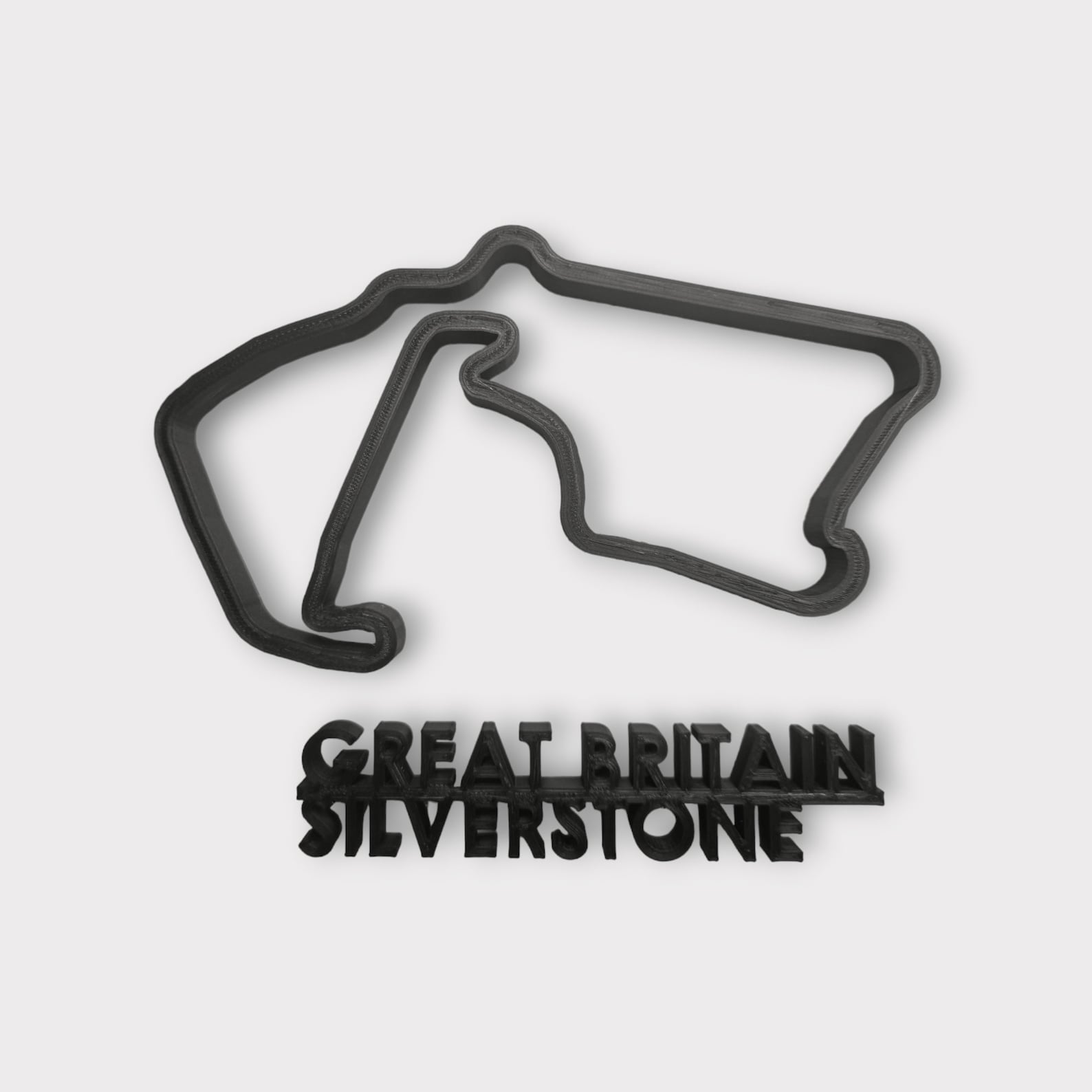 Silverstone - Great Britain - F1 2025 Grand Prix Racing Track 3D Wall ...