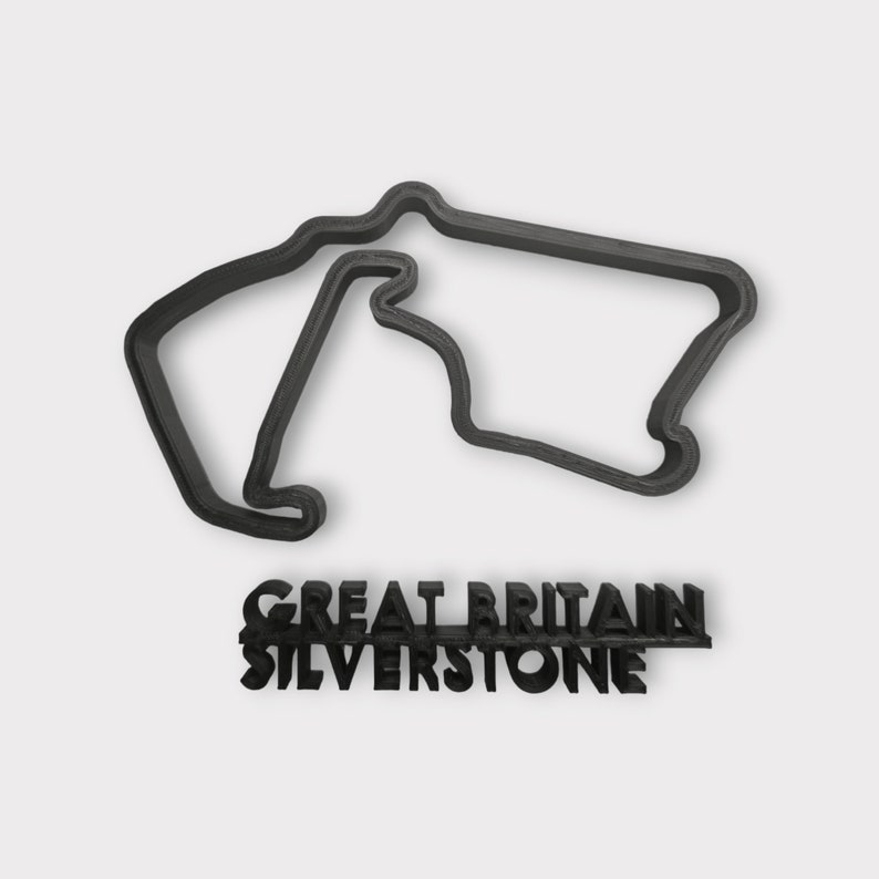 Silverstone - Great Britain - F1 2025 Grand Prix Racing Track 3D Wall ...