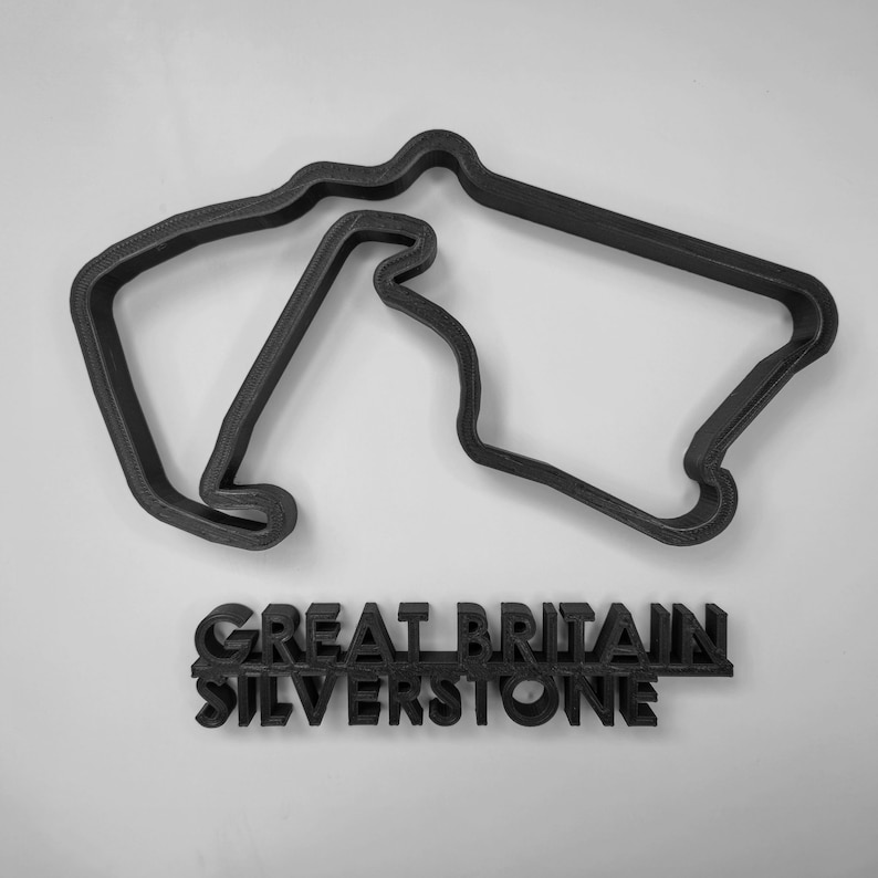 Silverstone - Great Britain - F1 2025 Grand Prix Racing Track 3D Wall ...