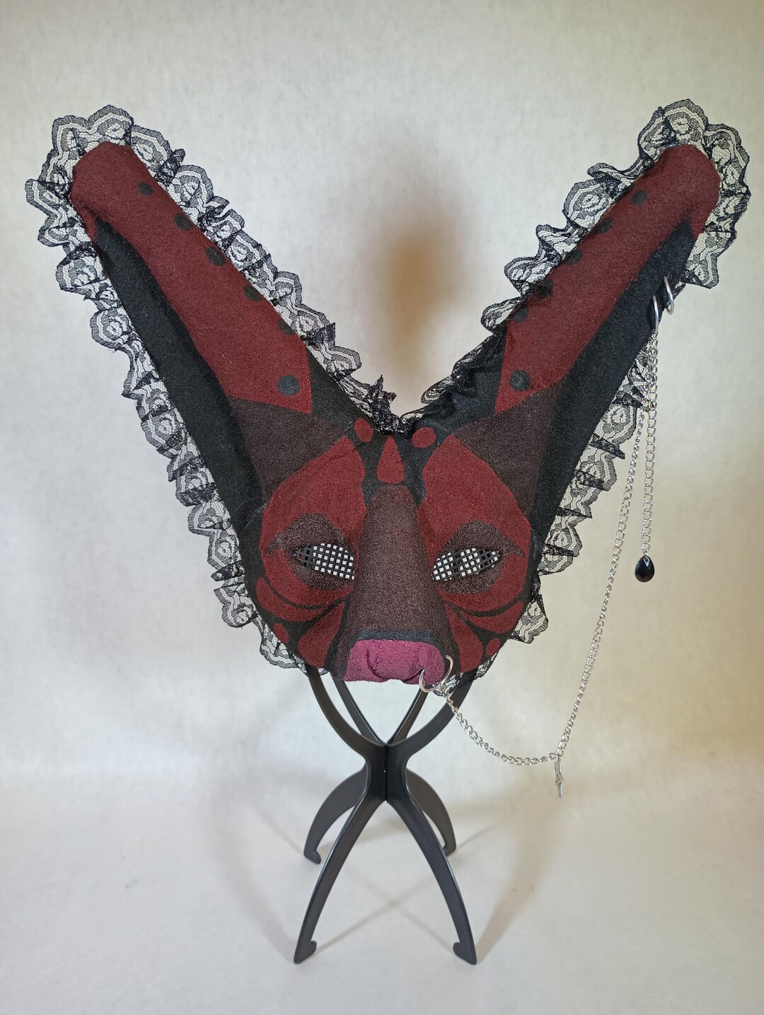 Gothic Bat Therian Mask - Etsy