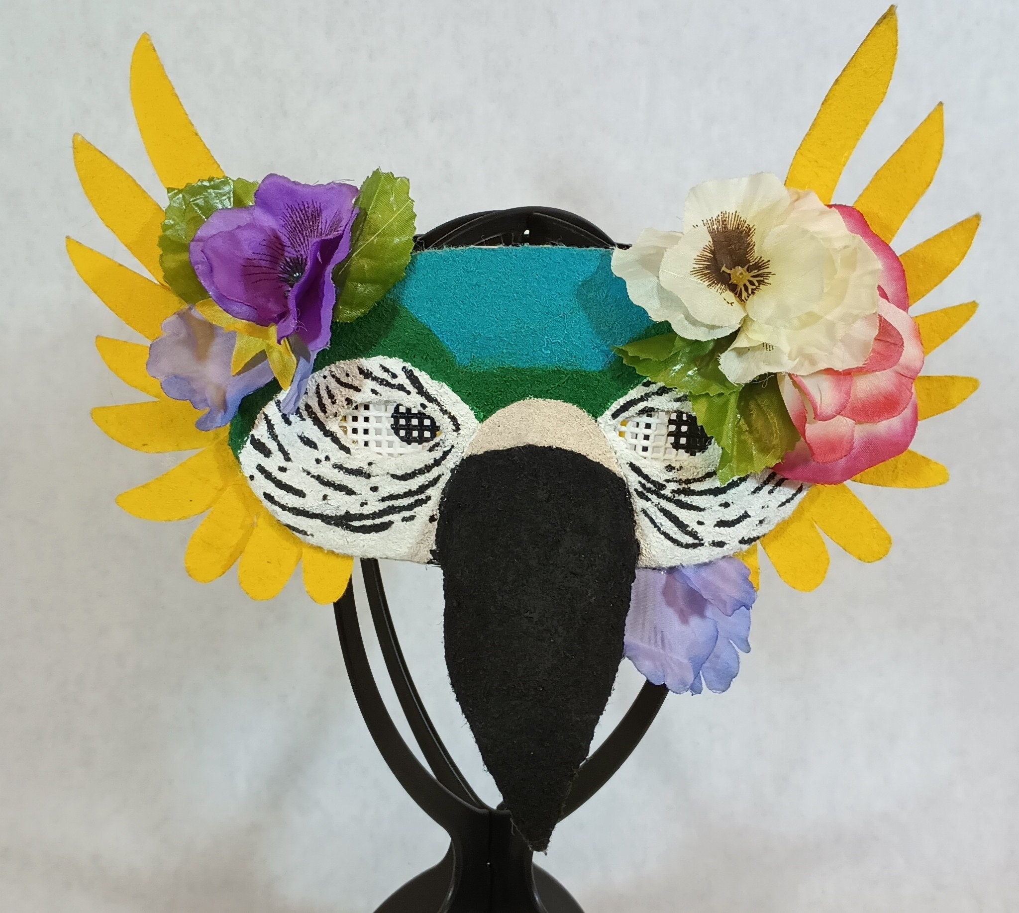 Green Macaw Therian Bird Mask - Etsy