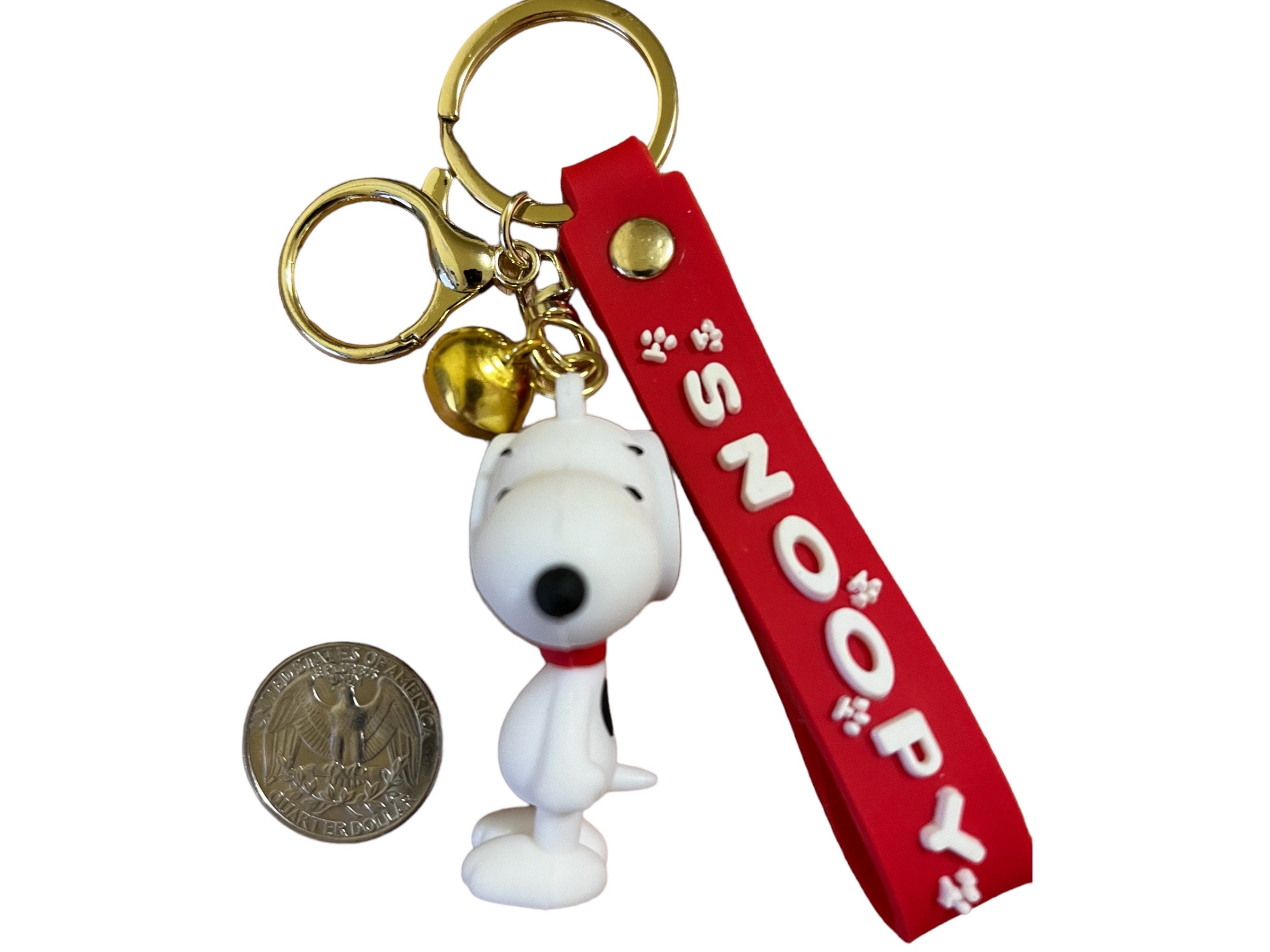 Snoopy and Charlie Brown Keychain Lanyard Id Card Holder Handmade ...