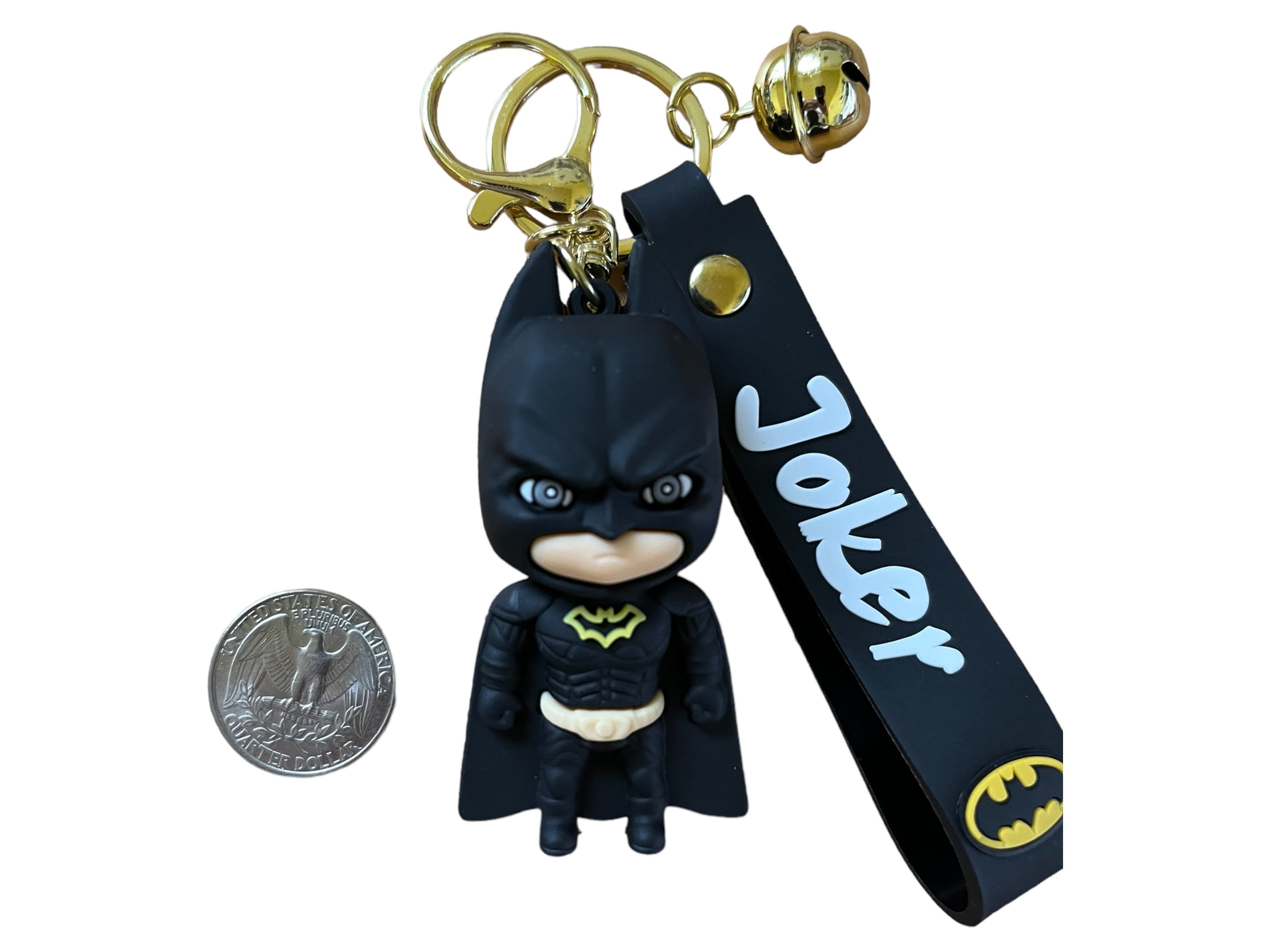 Marvel DC Comics Batman Joker Superman Wonder Woman Keychains Rubber ...