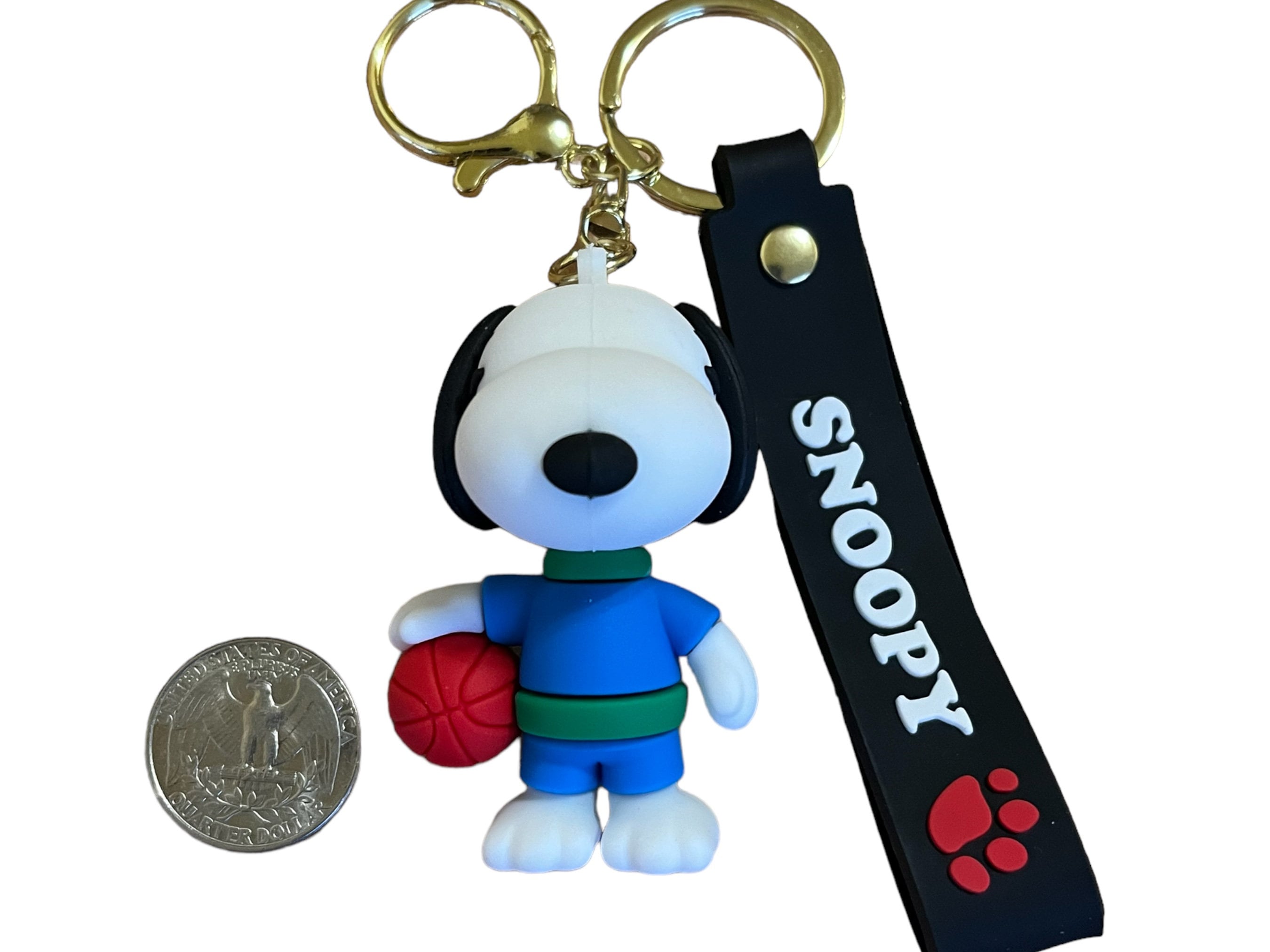 Snoopy and Charlie Brown Keychain Lanyard Id Card Holder Handmade ...
