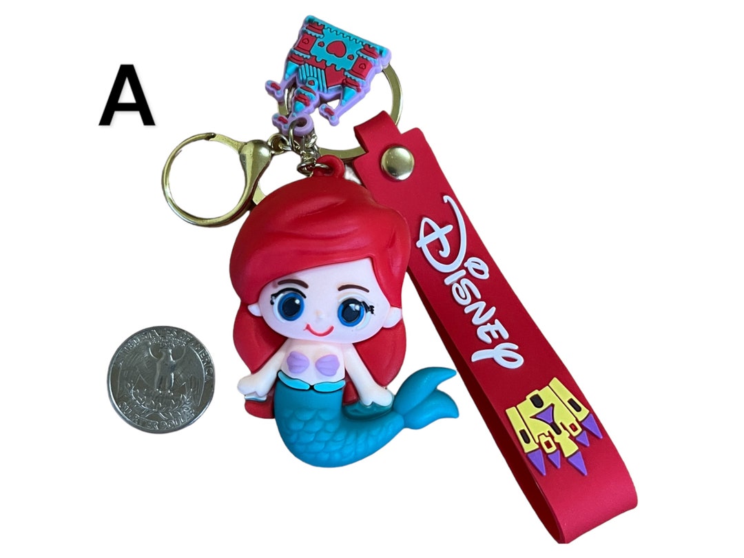 Disney Princess Keychains Lanyard Id Card Holder Adorable Cute Anime ...
