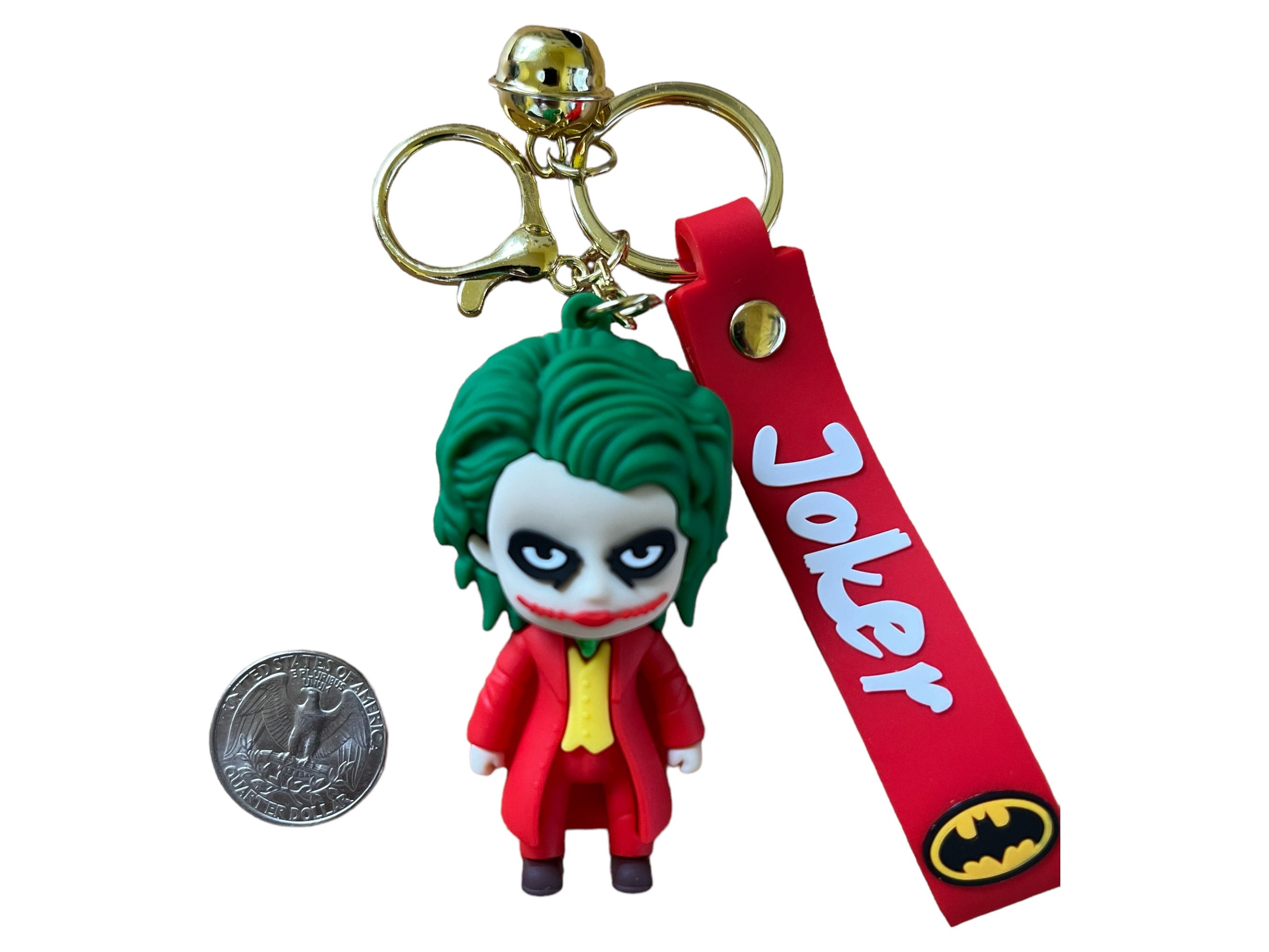 Marvel DC Comics Batman Joker Superman Wonder Woman Keychains Rubber ...