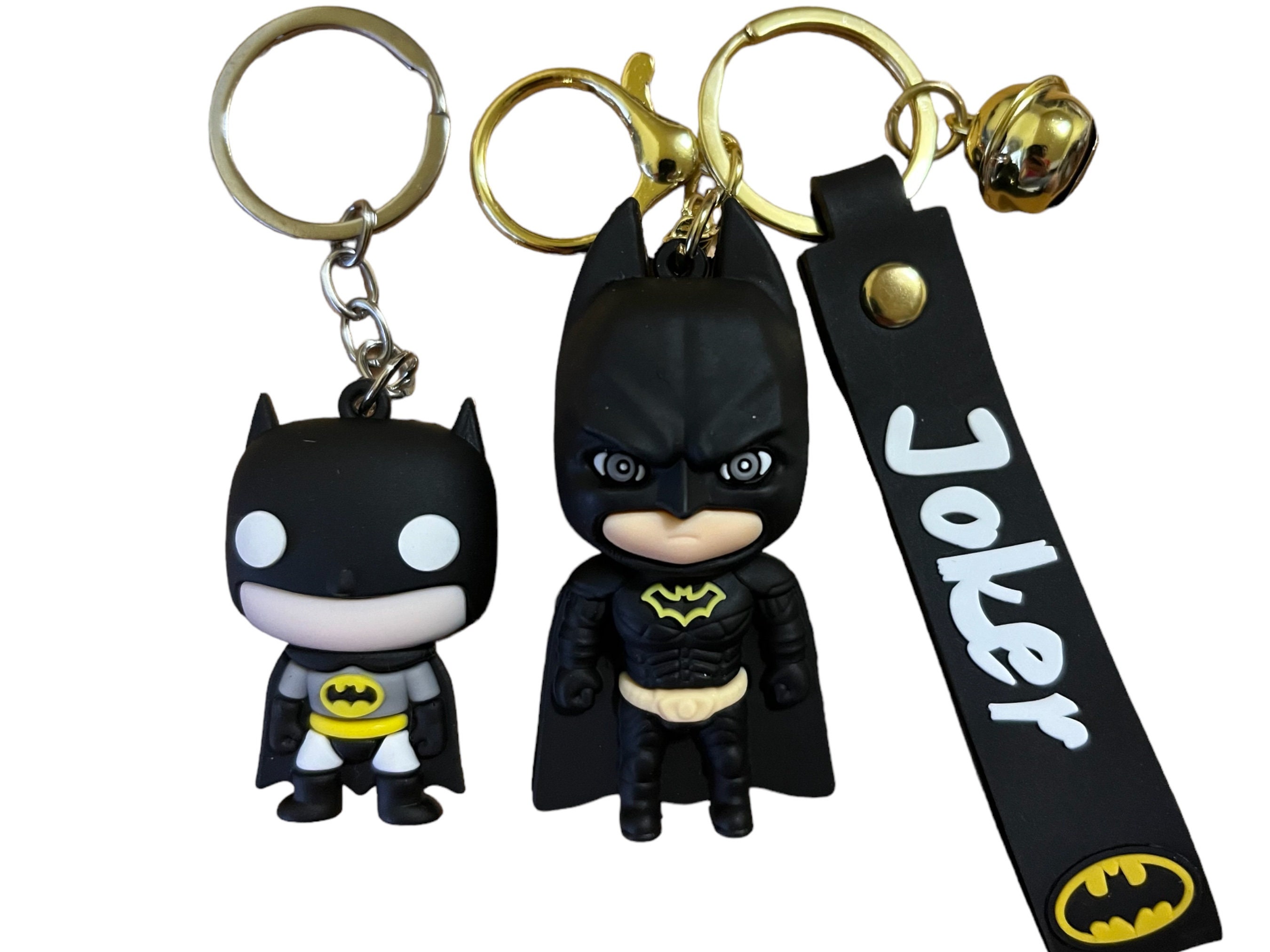 Marvel DC Comics Batman Joker Superman Wonder Woman Keychains Rubber ...