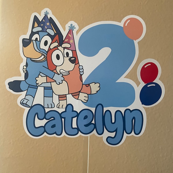 Bluey Centerpiece - Etsy