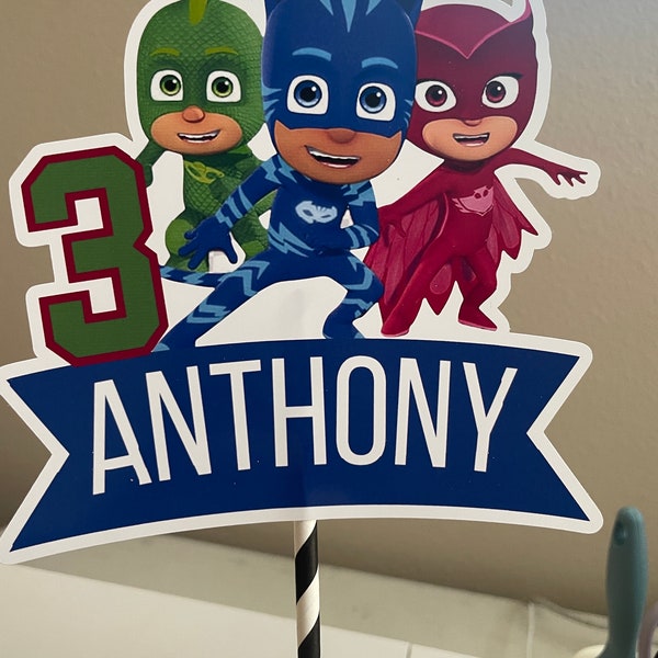 Pj Masks Cake - Etsy