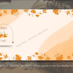 Thanksgiving Background Bundle - Zoom Background, Backdrops, Fall ...