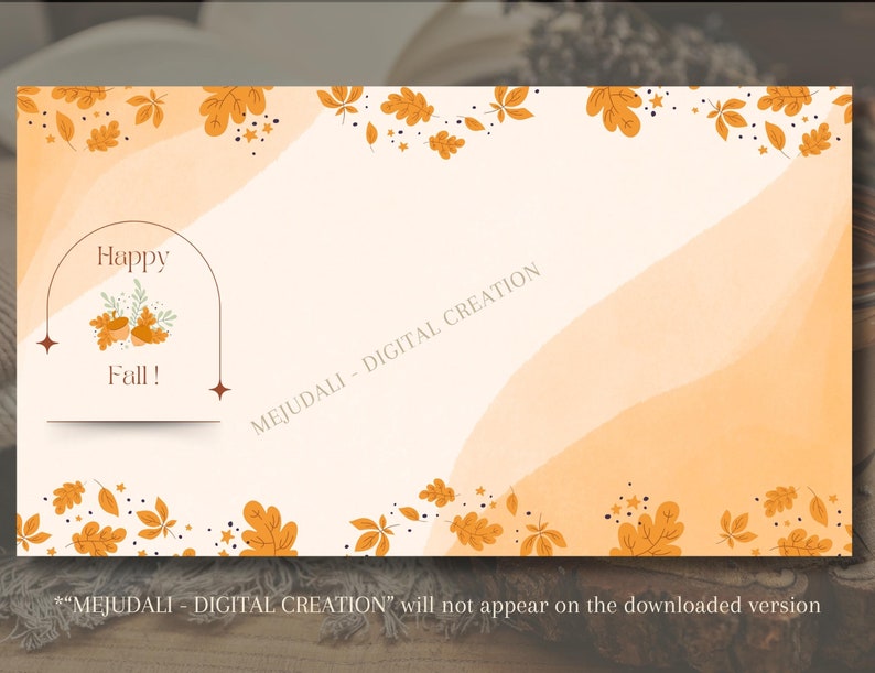 Thanksgiving Background Bundle - Zoom Background, Backdrops, Fall ...