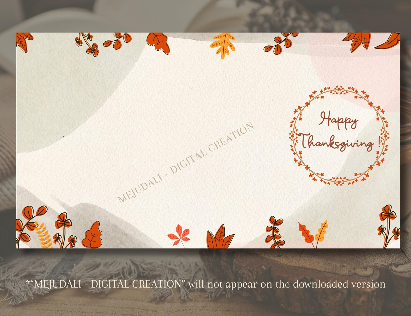Thanksgiving Background Bundle - Zoom Background, Backdrops, Fall ...