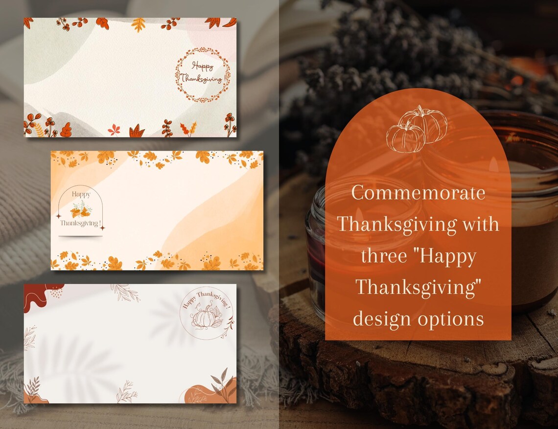Thanksgiving Background Bundle - Zoom Background, Backdrops, Fall ...