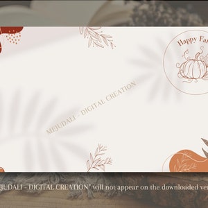 Thanksgiving Background Bundle - Zoom Background, Backdrops, Fall ...