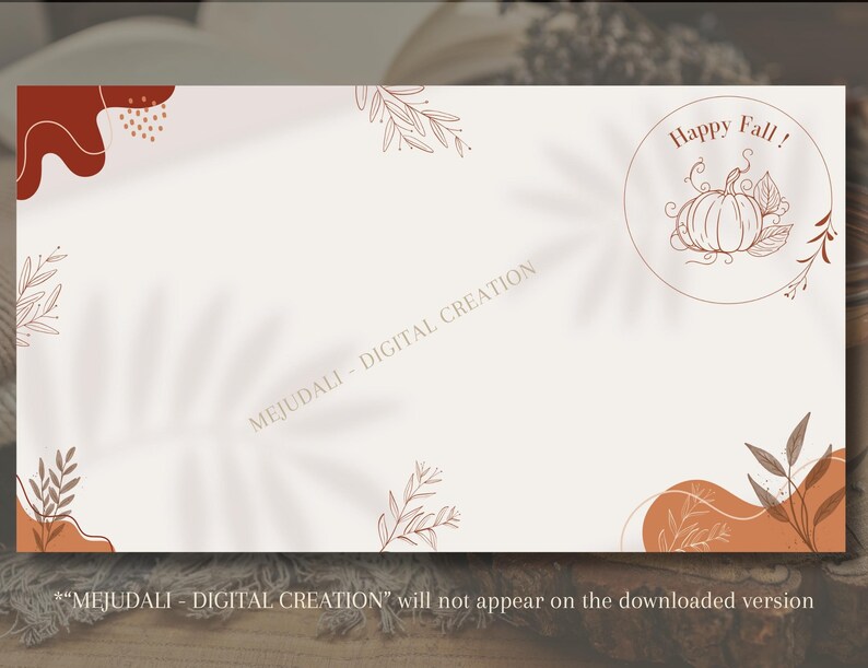 Thanksgiving Background Bundle - Zoom Background, Backdrops, Fall ...