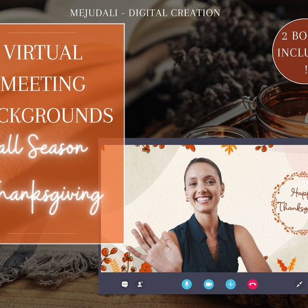 Fall Zoom Background - Etsy