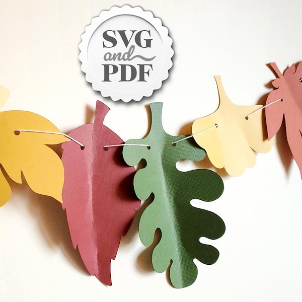 Fall Leaf Banner - Etsy