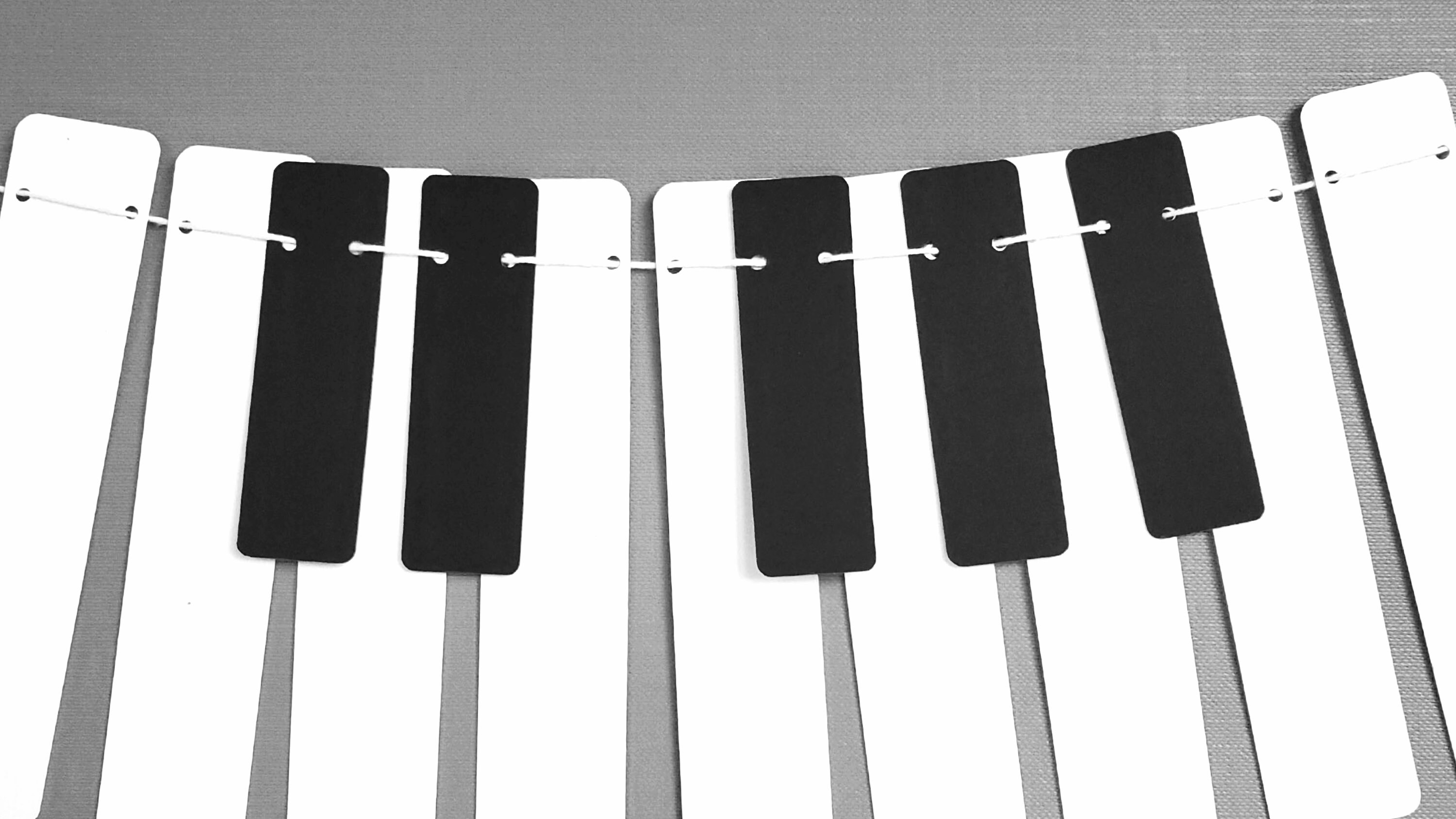 Musical Notes SVG Banner / Music Party Piano Keys Decor / DIY Digital ...