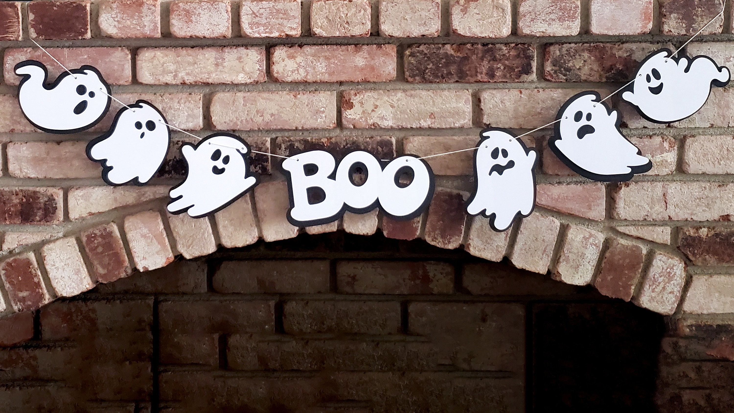 Ghosts SVG Banner - Spooky Halloween Inspired Decor / DIY Digital Die ...