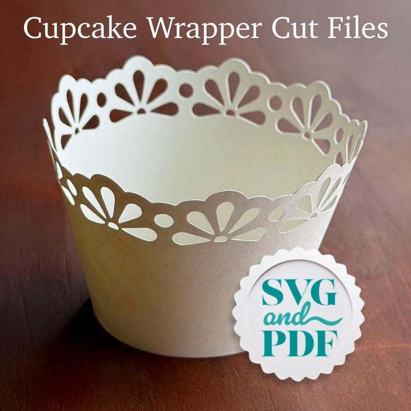 Lace Cupcake Wrapper - Etsy