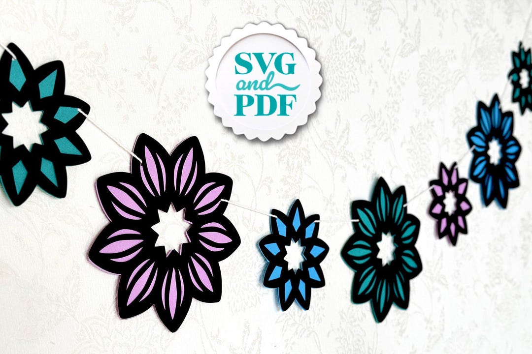 9 Pointed Star of Unity Banner SVG – Floral Ayyamiha Naw-rúz Eid ...