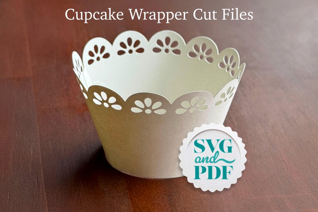 Daisy Cupcake Wrapper SVG / Papel Picado Wedding, Baby Shower, Fiesta ...