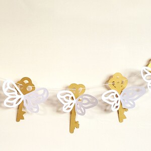 Magical Flying Keys SVG Banner - Wizard Winged Key Inspired Decor / DIY ...