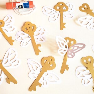 Magical Flying Keys SVG Banner - Wizard Winged Key Inspired Decor / DIY ...