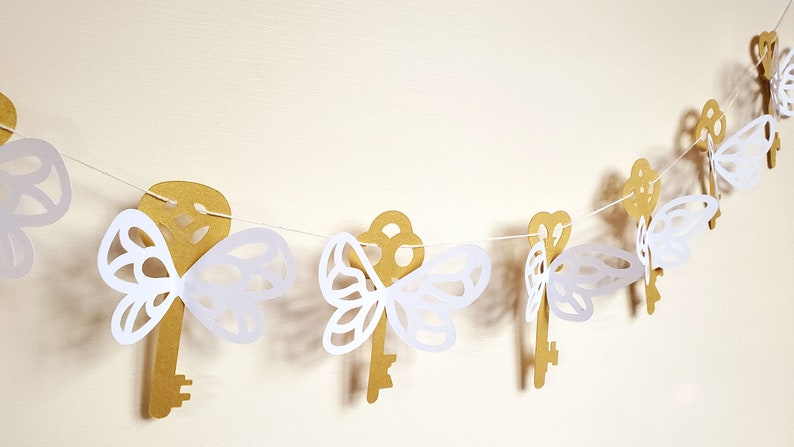 Magical Flying Keys SVG Banner - Wizard Winged Key Inspired Decor / DIY ...