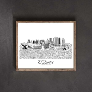 Calgary Skyline - Etsy