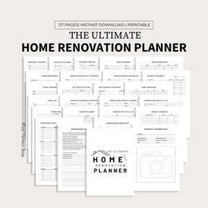 The Ultimate Home Renovation Planner, Home Improvement Budget, House ...