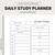 Exam Tracker Printable, Exam Performance Log, Student Planner, Study ...