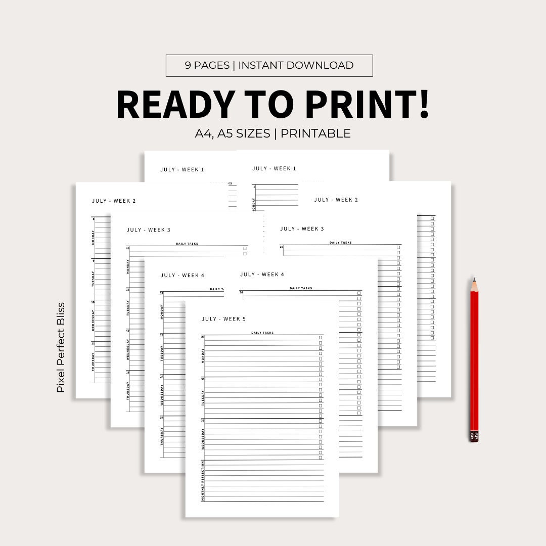 Monthly Task and Progress Tracker, July 2024 Progress Tracker Dated ...