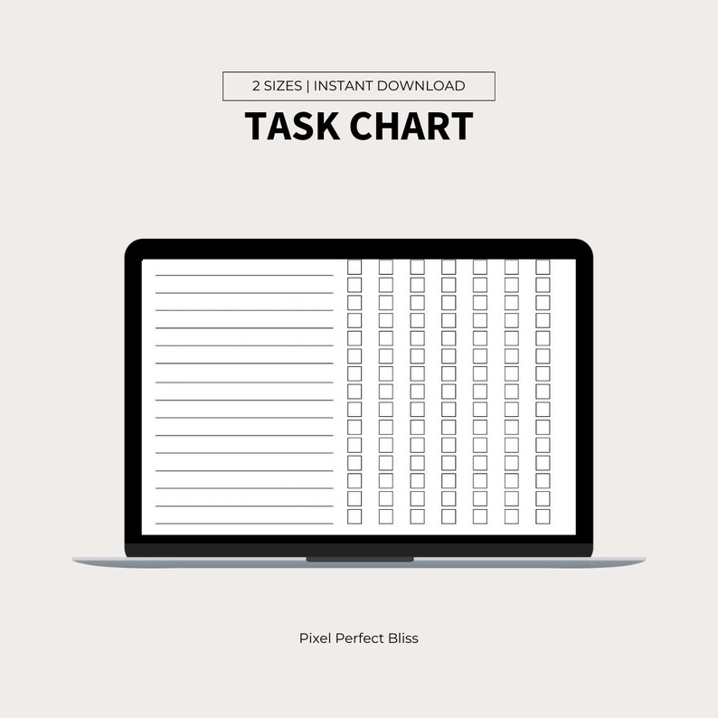 Task Chart for Kids and Adults, Household Chores, House ...