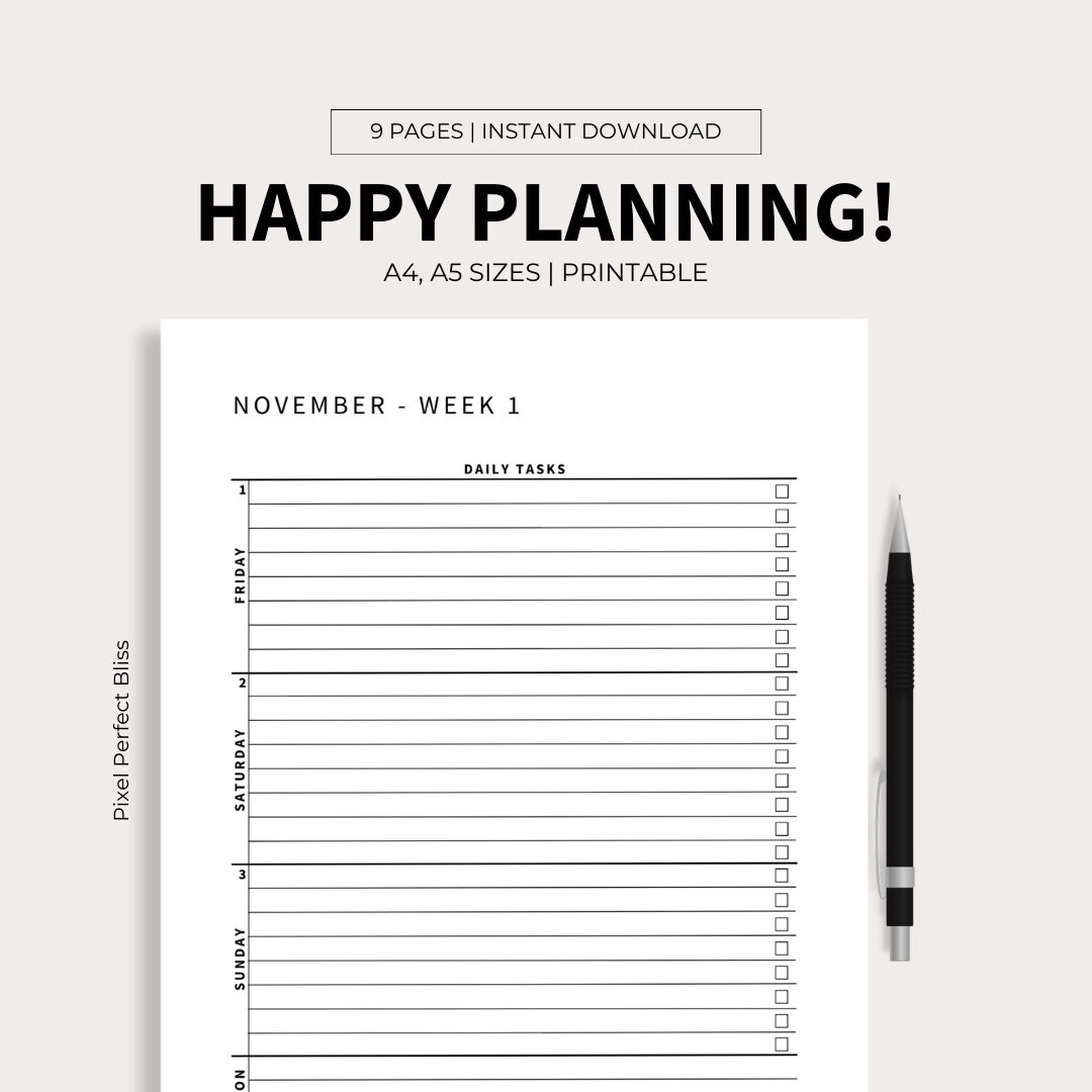 Monthly Task and Progress Tracker, November 2024 Progress Tracker Dated ...